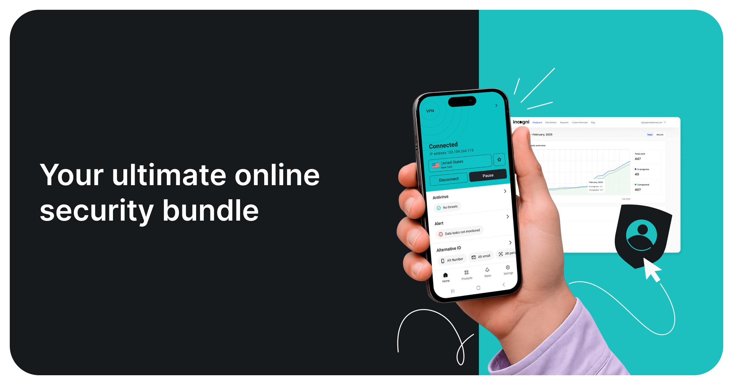 All-around security with Surfshark One+